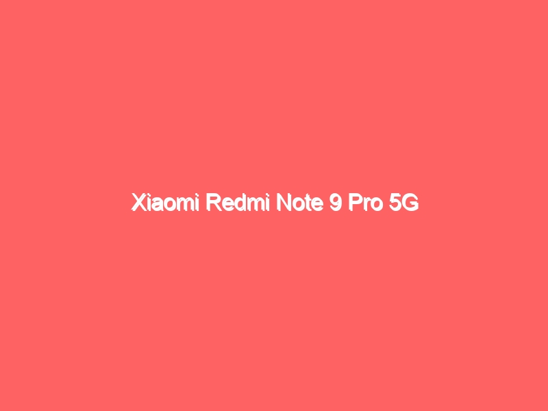 How to Flash Xiaomi Redmi Note 9 Pro 5G with SP Flash Tool